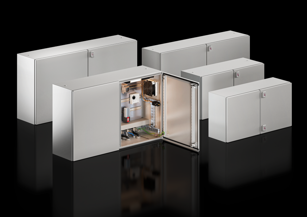 Nieuw: Extra brede AX plaatstaal kasten | Rittal